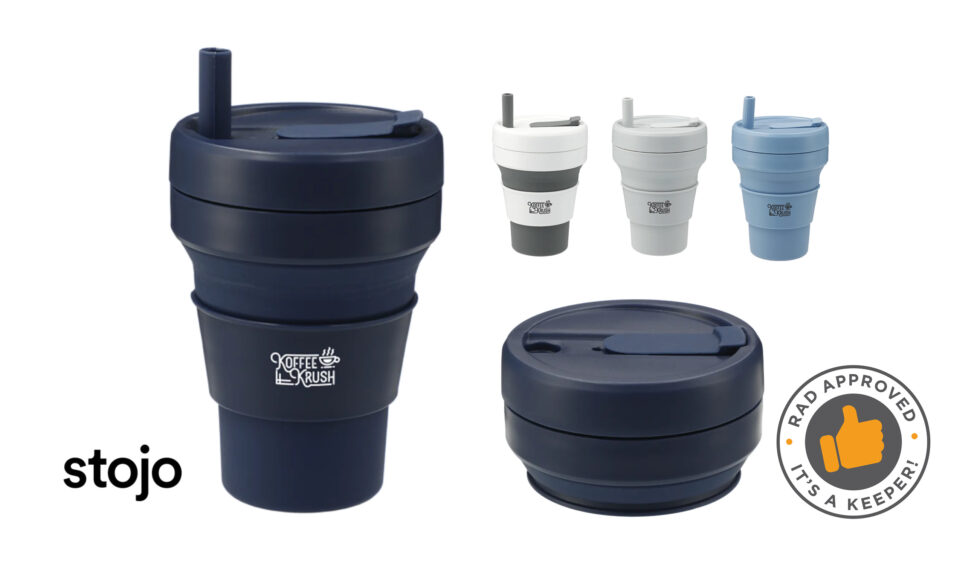 Stojo Collapsible Cup 16 oz. | Rad Graphics, Inc.